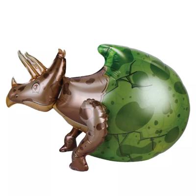 China Big Size Self Standing Dinosaur Eggs Shaped Balloons Party Decorations Durable China for sale