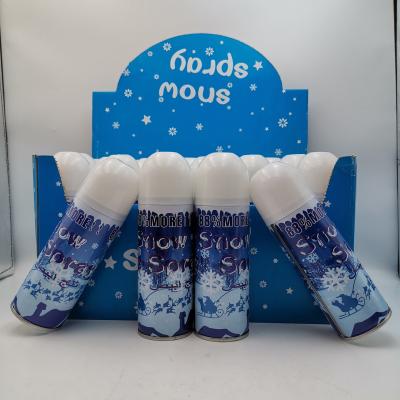 Cina spruzzo del partito 85g spumare neve simulata per la decorazione della festa di compleanno di nozze di Natale in vendita