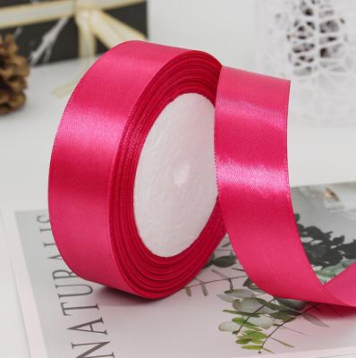 China Het Satijnlint van de gift Verpakkend Polyester voor van de de Vakantiegift van de Bloemverpakking de Dooslint Te koop