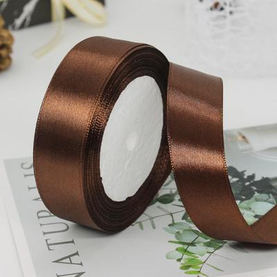 China Het Satijnlint van de gift Verpakkend Polyester voor van de de Vakantiegift van de Bloemverpakking de Dooslint Te koop
