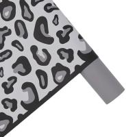 China Leopard floral bouquet packaging paper for sale
