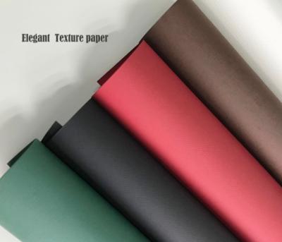 China Luxe textuur printpatroon speciaal luxe linnen geborduurd papier 110Gsm/250Gsm Te koop