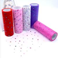 China Polyester Organza Tulle Rolls Style Meets Functionality for sale