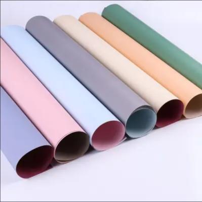 China More Than 50 Colors Plastic Flower Wrapping Paper 58*58cm For Ouya Soap Wrapping for sale