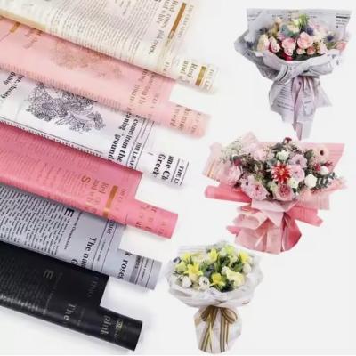 Cina Carta di fiori stampata carta da regalo personalizzata per imballaggio di bouquet di polpa di canna in vendita