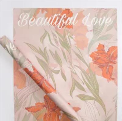 China 50CMX58CM Printed Wrapping Paper Customizable Packaging for Art Paper Flower Bouquets for sale