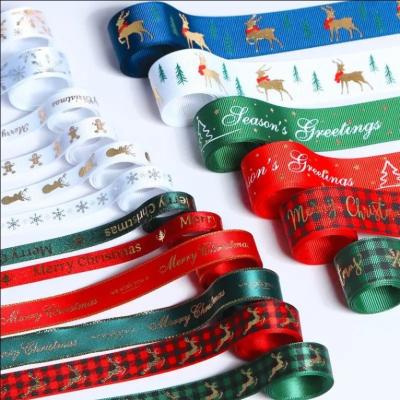 China 3mm-100mm Custom Satin Ribbon Gift Wrap Colorful Rainbow Grosgrain Flower Wrapping Ribbon for sale