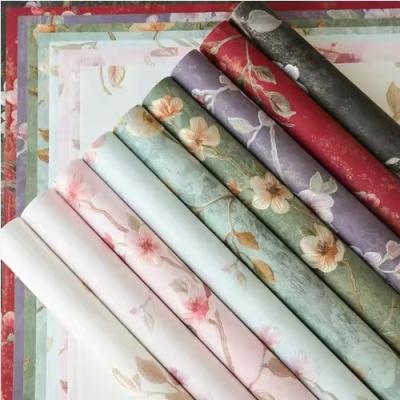 Cina Carta di avvolgimento a base di fiore di alta qualità a pasta mista in rilievo per la stampa retrò-artistica cinese in vendita