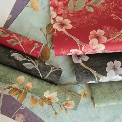 Cina Carta di avvolgimento a base di fiore di alta qualità a pasta mista in rilievo per la stampa retrò-artistica cinese in vendita