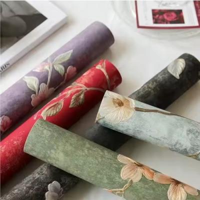 Cina Carta di avvolgimento a base di fiore di alta qualità a pasta mista in rilievo per la stampa retrò-artistica cinese in vendita
