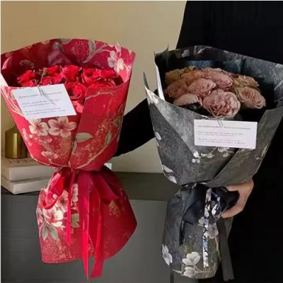 Cina Carta di avvolgimento a base di fiore di alta qualità a pasta mista in rilievo per la stampa retrò-artistica cinese in vendita