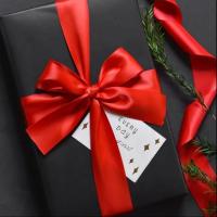 China Polyester Double Face Smooth Satin Ribbon in Solid Colors for Gift Packing/Decorations for sale