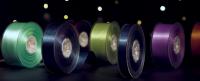 China Polyester Double Face Smooth Satin Ribbon in Solid Colors for Gift Packing/Decorations for sale