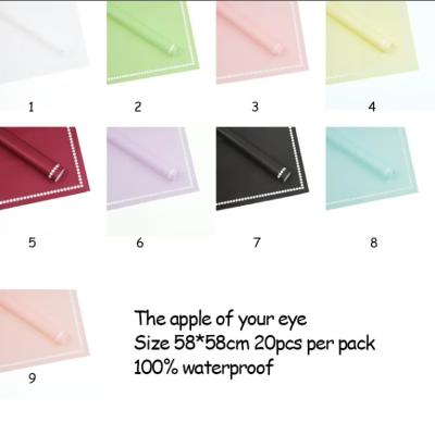 China Pearl Pattern Waterproof Korean Paper Ouya Paper Fresh Flower Wrapping Paper DIY Floral Material Bouquet Wrapping Paper for sale