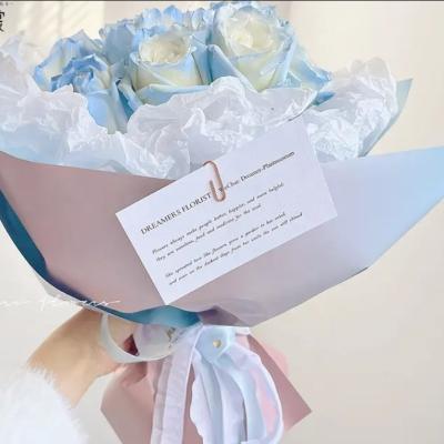 Cina 8 colori carta impermeabile per fiori per fiori freschi con 59X20X2 cm in vendita