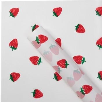 China Papel de embrulho de flores impermeável de morango mate de borda Papel de embrulho de flores materiais de papel de flores translúcidos por atacado à venda