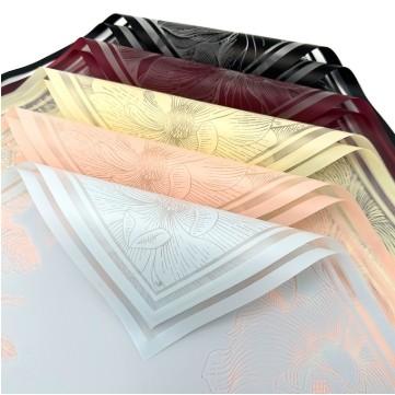 China Mulan Jelly Film Papel de Embalagem de Flores Impermeável 57*57cm Material de Embalagem de Bouquet de Flores Multicolor à venda