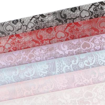 China Embalagem de Flores de Dia dos Namorados Coréia Soo Papel embalado impermeável Matte Floral Boquete de papel Design elegante 56cm * 56cm personalizado à venda