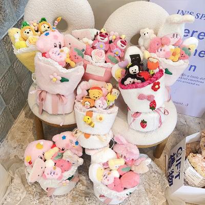 China Mother's Day Gifts Valentine's Day Large Cartoon Doll Flower Bouquets Finished Dolls Birthday Gifts for Girlfriend and Best Friends for sale