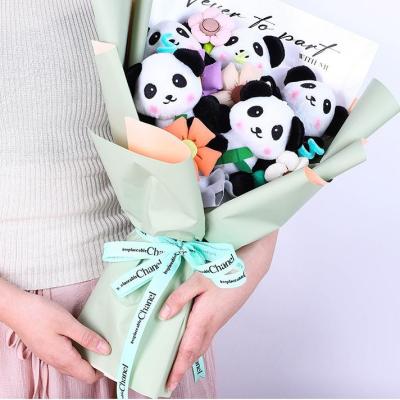 China Panda Plush Doll Graduation Bouquet Graduation Season Bouquet Gift for Classmates and Girlfriends Finished Product of Children's Day Bouquet for sale