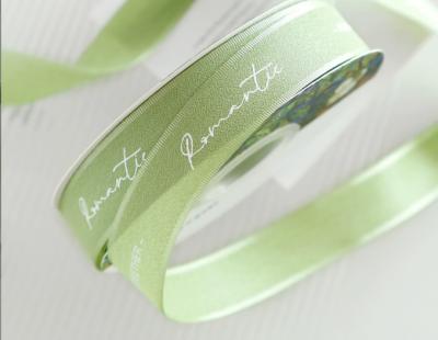 Cina 2.5cm filato di lino di colore massello nastro da fiore nastro da bouquet nastro da fiore materiale da negozio nastro da fiore in vendita