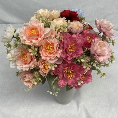 China Wedding set, home photography props, peony simulation bouquet for sale
