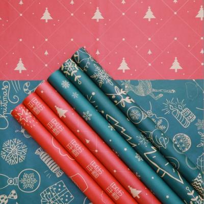 China Christmas gift box, gift wrapping paper, Christmas Eve apple bouquet, fresh flower gift wrapping paper for sale