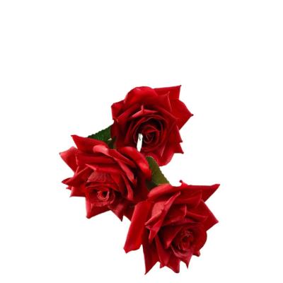 China Wedding bouquet, hotel bedroom home decoration, rose artificial bouquet for sale