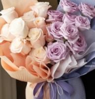 China 3D embossed paper flower packaging paper for sale