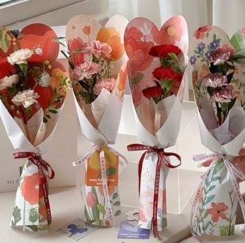 Cina Carta per confezionamento di fiori, carta kraft per linguaggio di fiori estivi in vendita