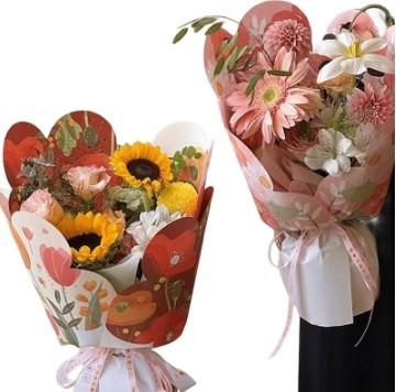 Cina Carta per confezionamento di fiori, carta kraft per linguaggio di fiori estivi in vendita