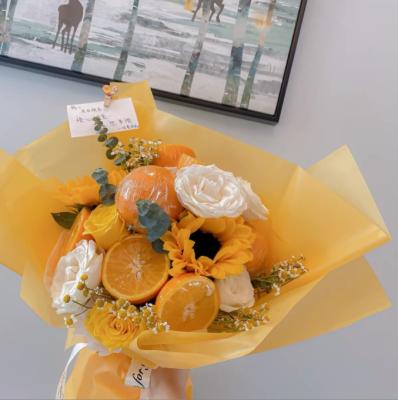 China Flower shop flower wrapping paper, fresh flower wrapping paper, waterproof bouquet wrapping paper, Hansu paper, flower gift box accessories for sale