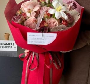 Cina Giorno di San Valentino Nuovo Cigno Tessuto di velluto Fiore Carta di imballaggio in vendita