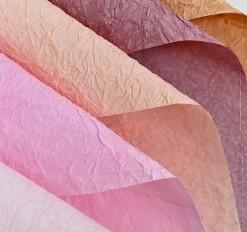 Cina Carta di imballaggio a base di fiori con inchiostro galleggiante a modello di pietra fatta a mano in vendita