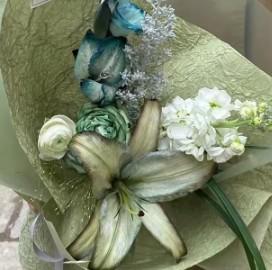 Cina Carta di imballaggio a base di fiori con inchiostro galleggiante a modello di pietra fatta a mano in vendita