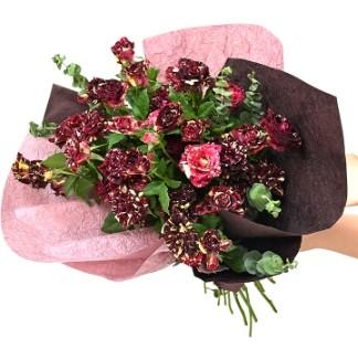 Cina Carta di imballaggio a base di fiori con inchiostro galleggiante a modello di pietra fatta a mano in vendita