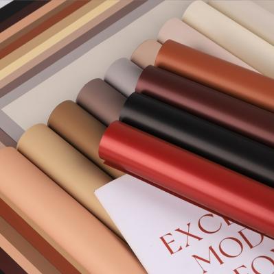 China Flower Love Korean-style thickened solid color paper waterproof flower wrapping paper 8-thread waterproof flower wrapping paper floral art packaging material for sale
