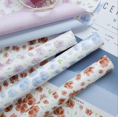 China New Mother's Day magnolia flower wrapping paper, handmade diy flower gift packaging materials, flower art and flower shop materials for sale