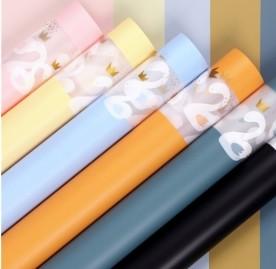 Cina Carta opaca a film gelatinoso impermeabile, carta di imballaggio per fiori di principessa del cigno Norsha in vendita
