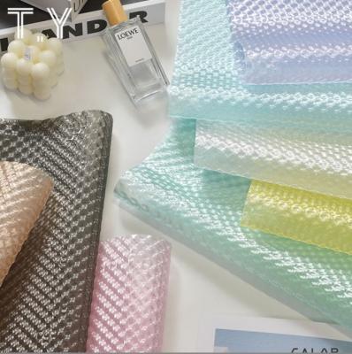 China New Qixi Festival bubble glass bubble paper, flower bouquet wrapping paper, waterproof, three-dimensional texture, high-quality embossed paper for sale