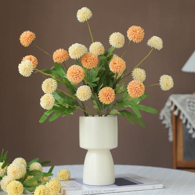 Cina Simulazione 5 Primavera Pallone di dente di leone Crisantemo Falsos Fiori Decorazione Casa Matrimoniale Requisiti Ornamenti Decorazione Ornamenti Avanzati Toccante Creazione di Bouquet in vendita