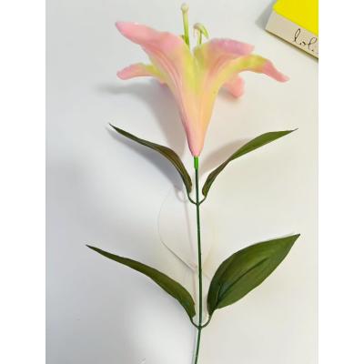 China Lily simulation flower home dining table decoration fake bouquet wedding flowers wedding photography props for sale