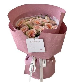 China Three dimensional Versailles rose three-dimensional relief art flower packaging paper for sale