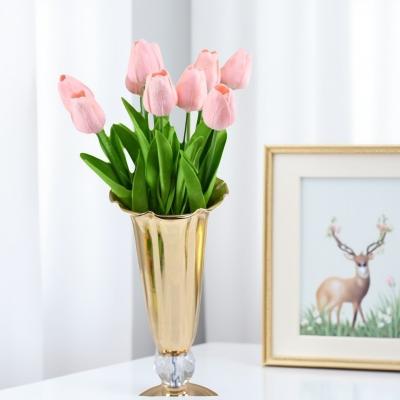 Cina Al dettaglio di minifiori in PU, tulipani artificiali, fiori artificiali, fiori di seta, fiori artificiali per decorazioni transfrontaliere per uso domestico dalla fonte in vendita
