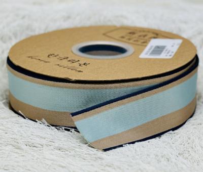 Cina Lavabile nastro a strisce a colori opachi da 1,0 cm per accessori di abbigliamento imballaggio regalo di fiori freschi e accessori per capelli per il festival delle farfalle in vendita