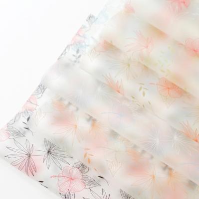 Cina Carta da imballaggio per bouquet Pinellia Cellophane OPP La soluzione definitiva per gli arrangiamenti floreali in vendita
