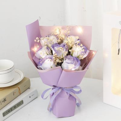 Cina San Valentino 520 Cielo stellato Fiori secchi Fuscolo di rose per fidanzato e moglie Regalo per le vacanze Regalo romantico per compagno in vendita