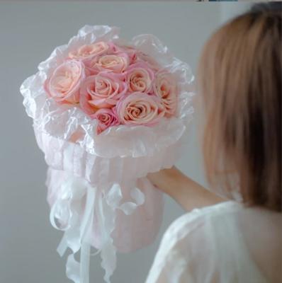 Cina Molti colori carta da avvolgimento per fiori pera cotone e perla opzioni Tempo di spedizione 30-45 giorni in vendita