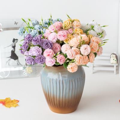China Bouquets artificiales de flores de lilas, regalos de festivales, jarrones de flores artificiales, arreglos florales, decoraciones de la sala de estar for sale