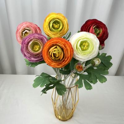 Cina Stoffa di maceria con 2 teste, mazzo di fiori di loto, decorazione di matrimonio, decorazione domestica, fiori artificiali, guida stradale per la campagna, decorazione di arrangiamenti floreali, fiori finti in vendita